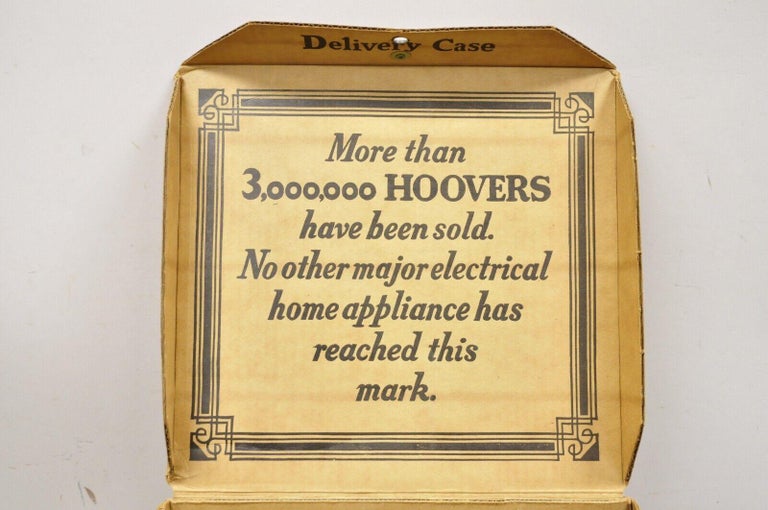 The Hoover Co Model 450 Advertisement Cardboard Box NRA Sticker ...