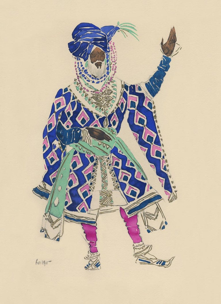 Inedited Works of Bakst, Illustrated Book of Stage/Dance/Theater ...