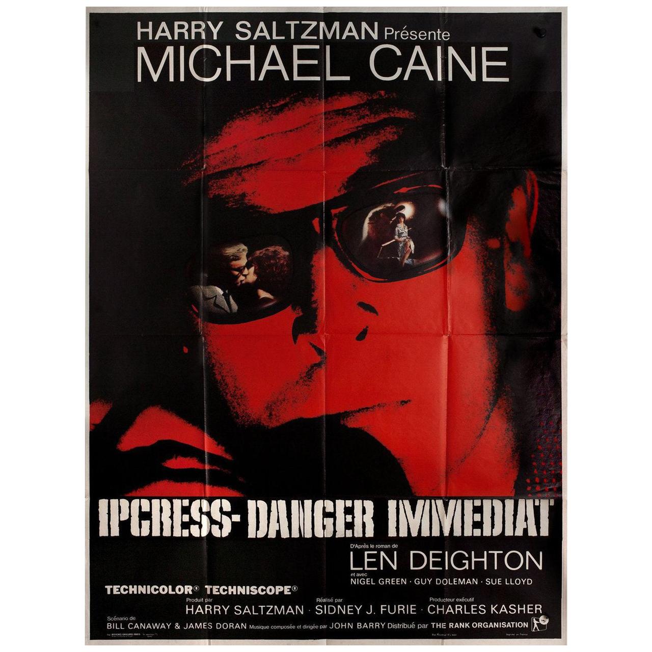 The Ipcress File 1965 French Grande Film Poster at 1stDibs