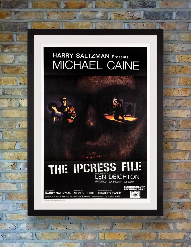 'The Ipcress File' Original Vintage Movie Poster, South African, 1965 ...