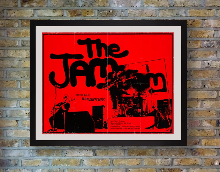 The Jam Original Vintage UK Concert Poster, 1979 at 1stDibs