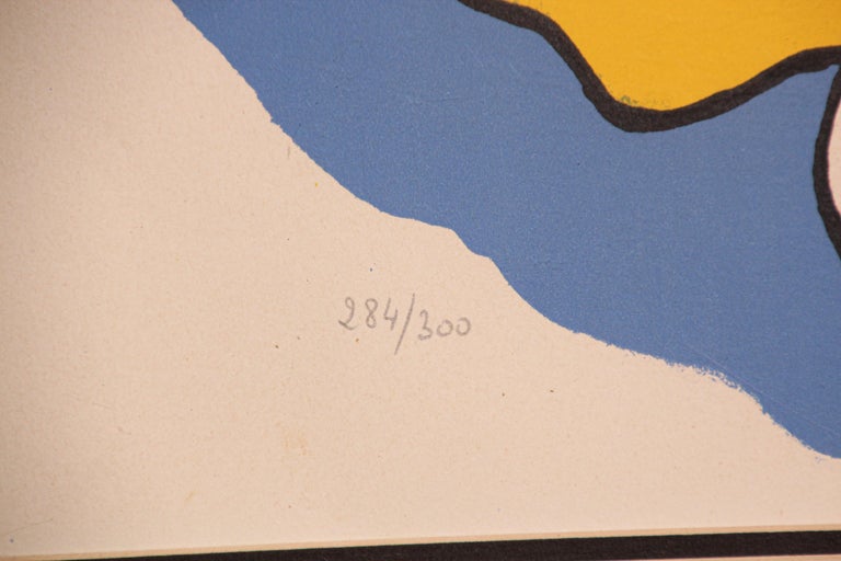 Fernand Leger The King of Heart, Signed and Numbered 284/300 Lithograph ...