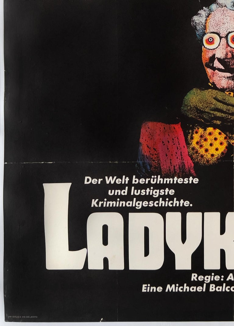 The LadyKillers R1960s German A0 Film Film Poster, Heinz Edelmann For ...