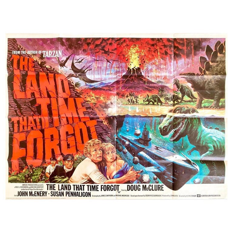 Land That Time Forgot, Unframed Poster, 1974 For Sale at 1stDibs