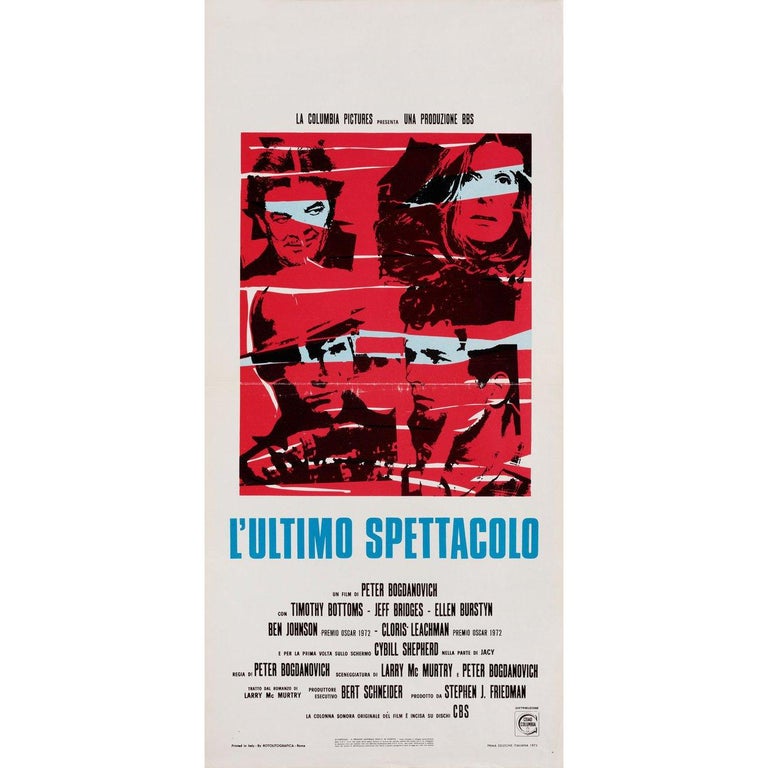 The Last Picture Show 1972 Italian Locandina Film Poster For Sale at ...