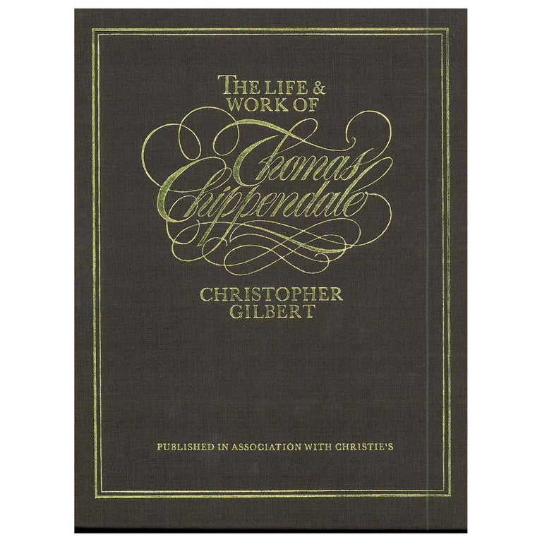 "The Life and Work of THOMAS CHIPPENDALE", Set of 2 Books For Sale at ...
