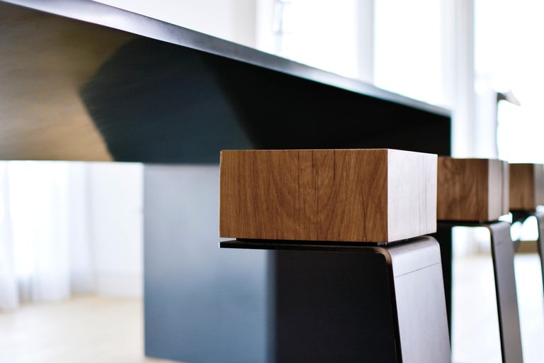 Line Bar Stool by Baker Street Boys For Sale at 1stDibs