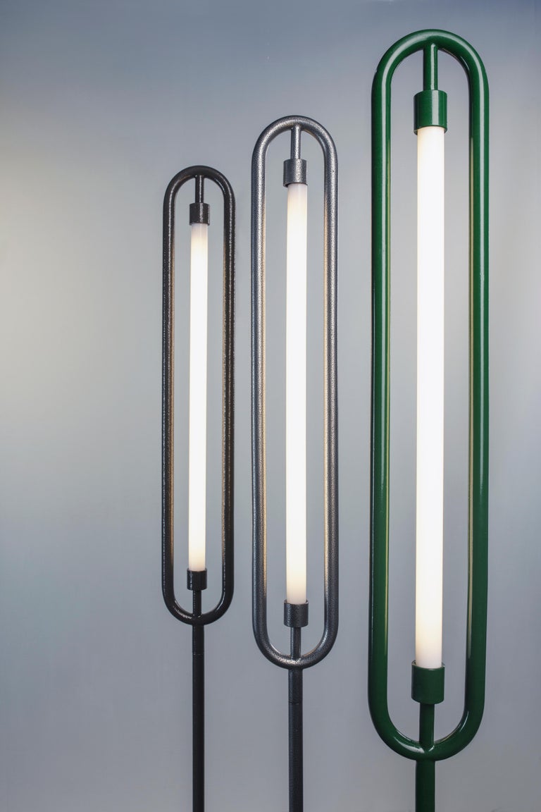 The Loop Floor Lamp with Integrated LED and Brass For Sale at 1stDibs