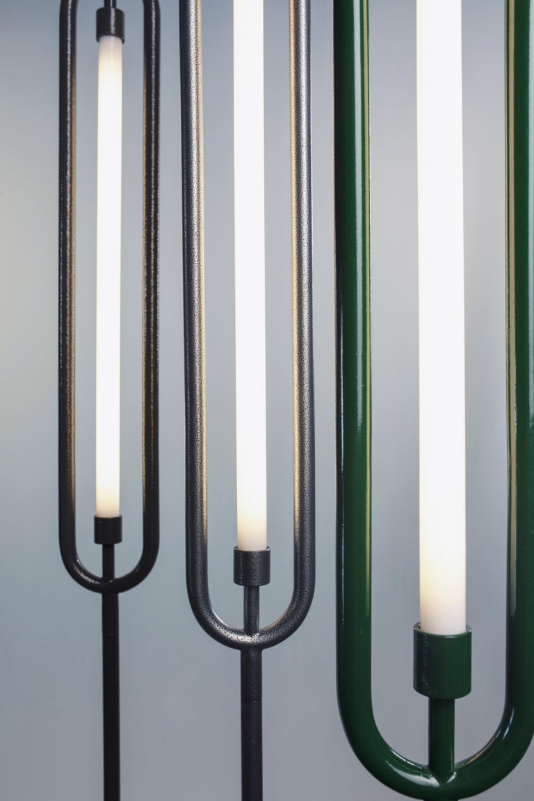 The Loop Floor Lamp with Integrated LED and Brass For Sale at 1stDibs