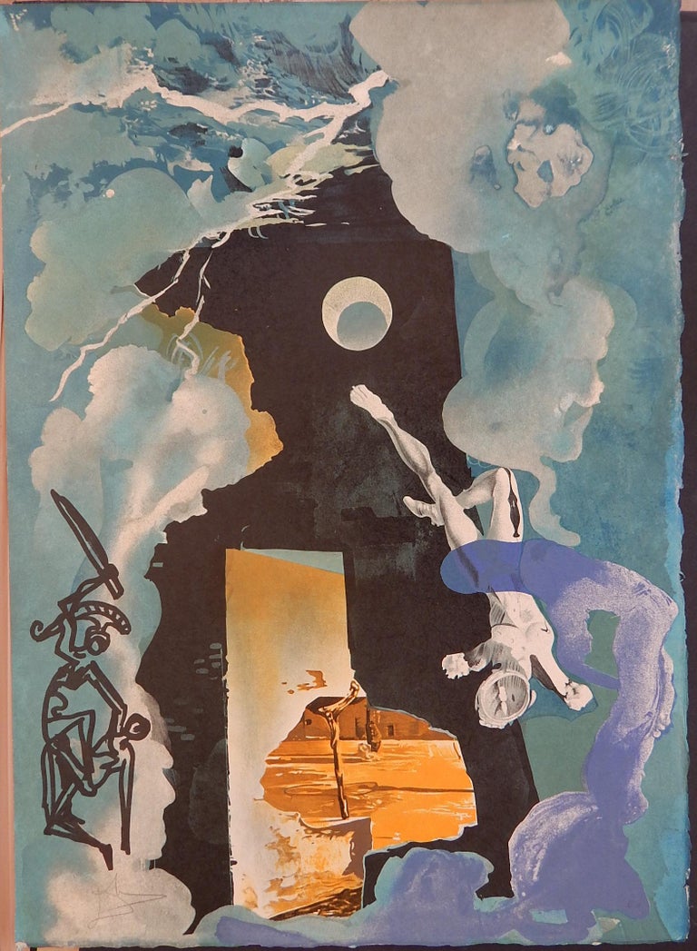 Salvador Dali Set of Three Color Lithographs, 1976, The Love Trilogy at ...