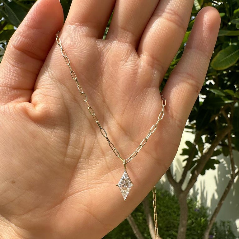 The Lozenge Pendant, 10kt For Sale at 1stDibs