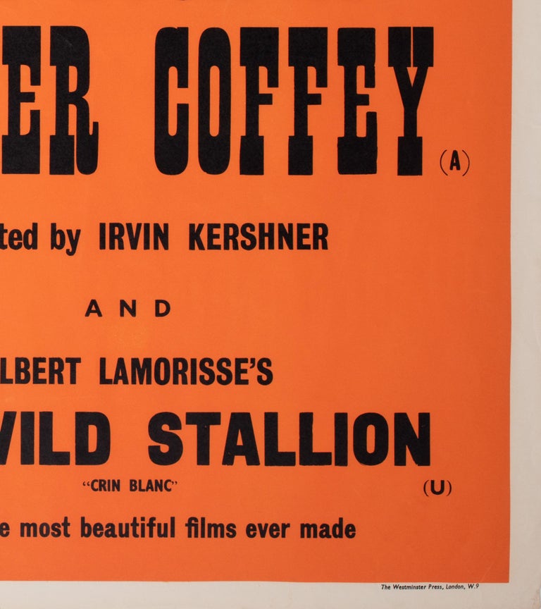 "The Luck Of Ginger Coffey", 1965 Academy Cinema UK Quad Film Poster, Strausfeld For Sale at 1stDibs