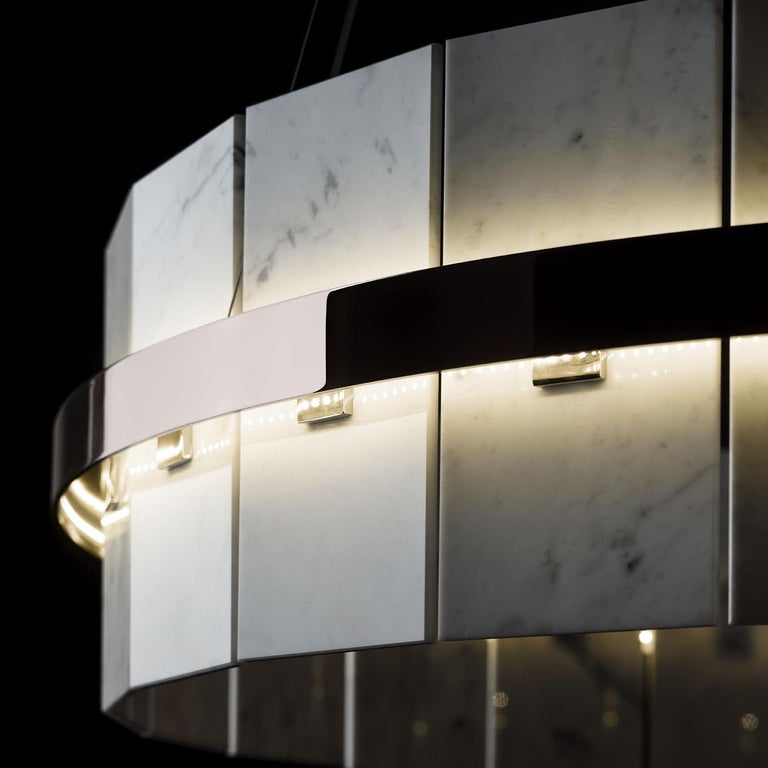 The Marble Circle Pendant Lamp For Sale at 1stDibs