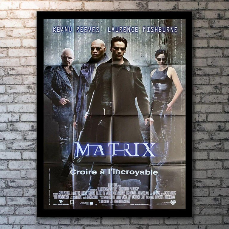 The Matrix, Unframed Poster, 1999 For Sale at 1stDibs