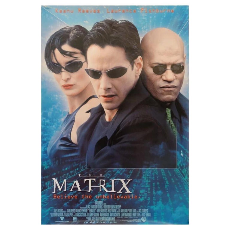 The Matrix, Unframed Poster, 1999 For Sale at 1stDibs