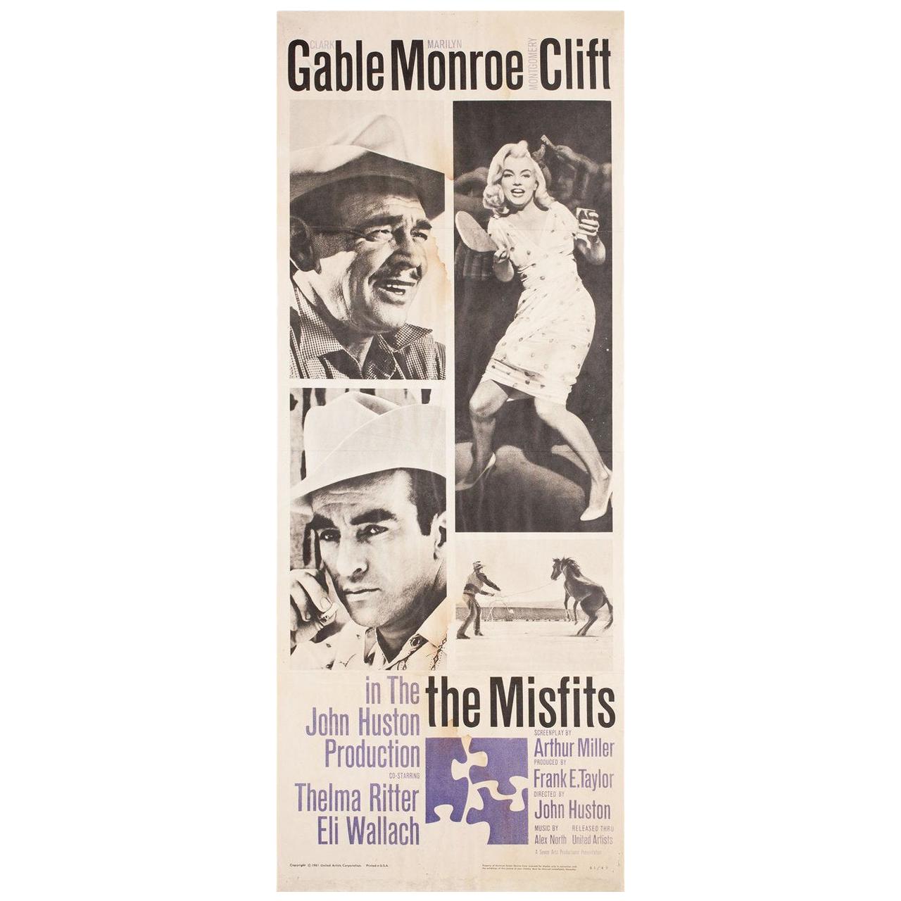 The Misfits 1961 Poster