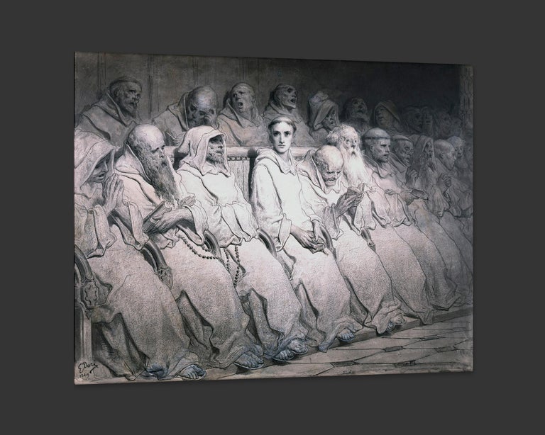 The Neophyte, after Grand Tour Drawing by French Artist Gustave Doré ...