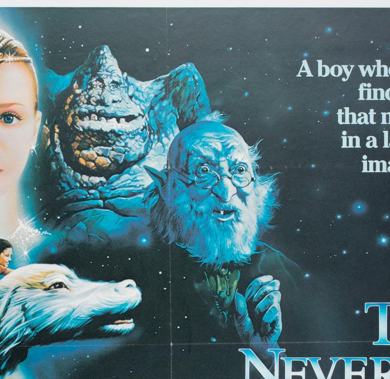 The Never Ending Story 1985 UK Quad Film Poster, Casaro at 1stDibs
