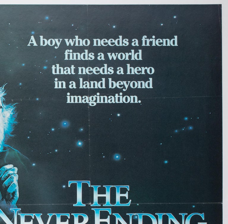 The Never Ending Story 1985 UK Quad Film Poster, Casaro at 1stDibs
