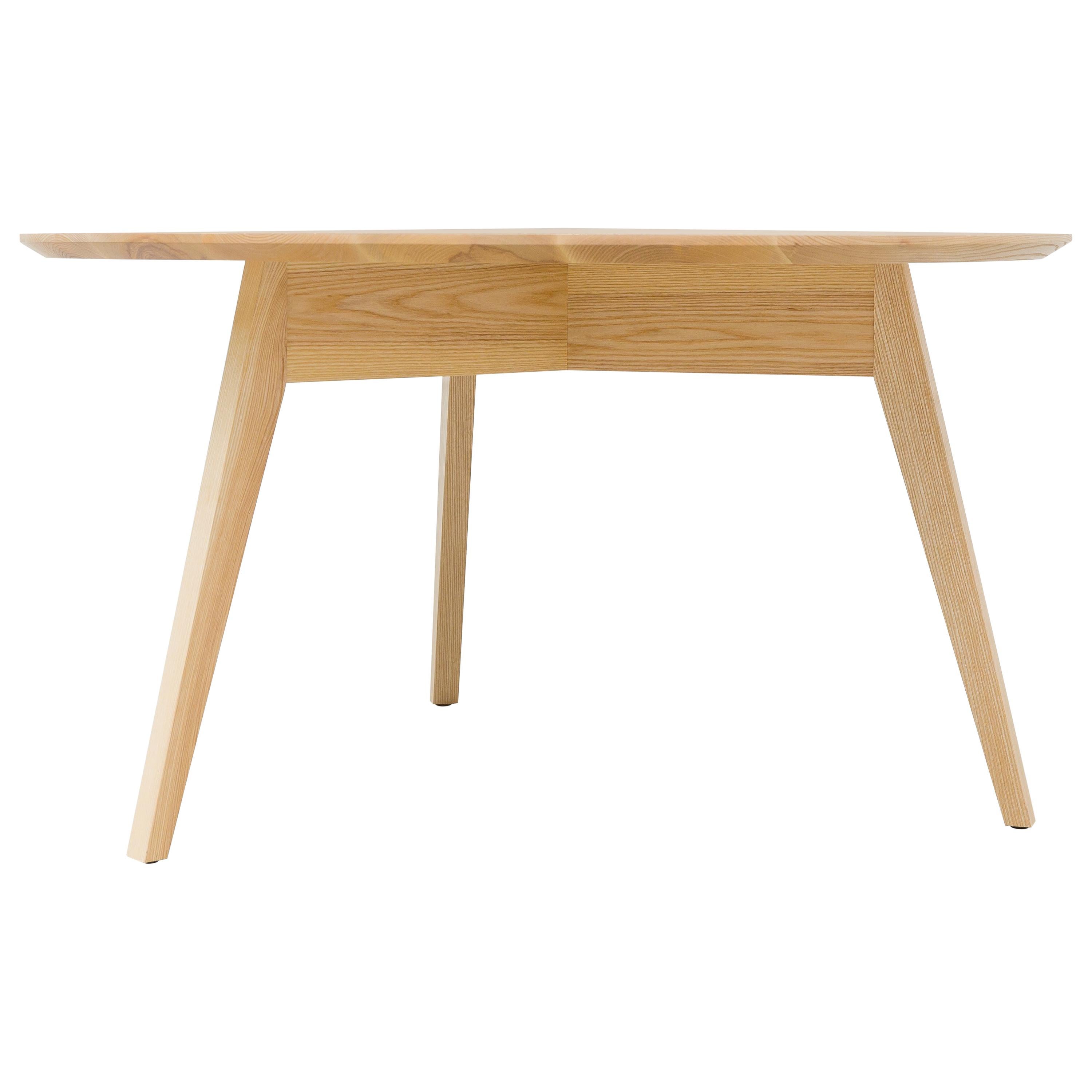 Three Legged Canopy Table Dining Table in Bleached Maple For Sale at ...