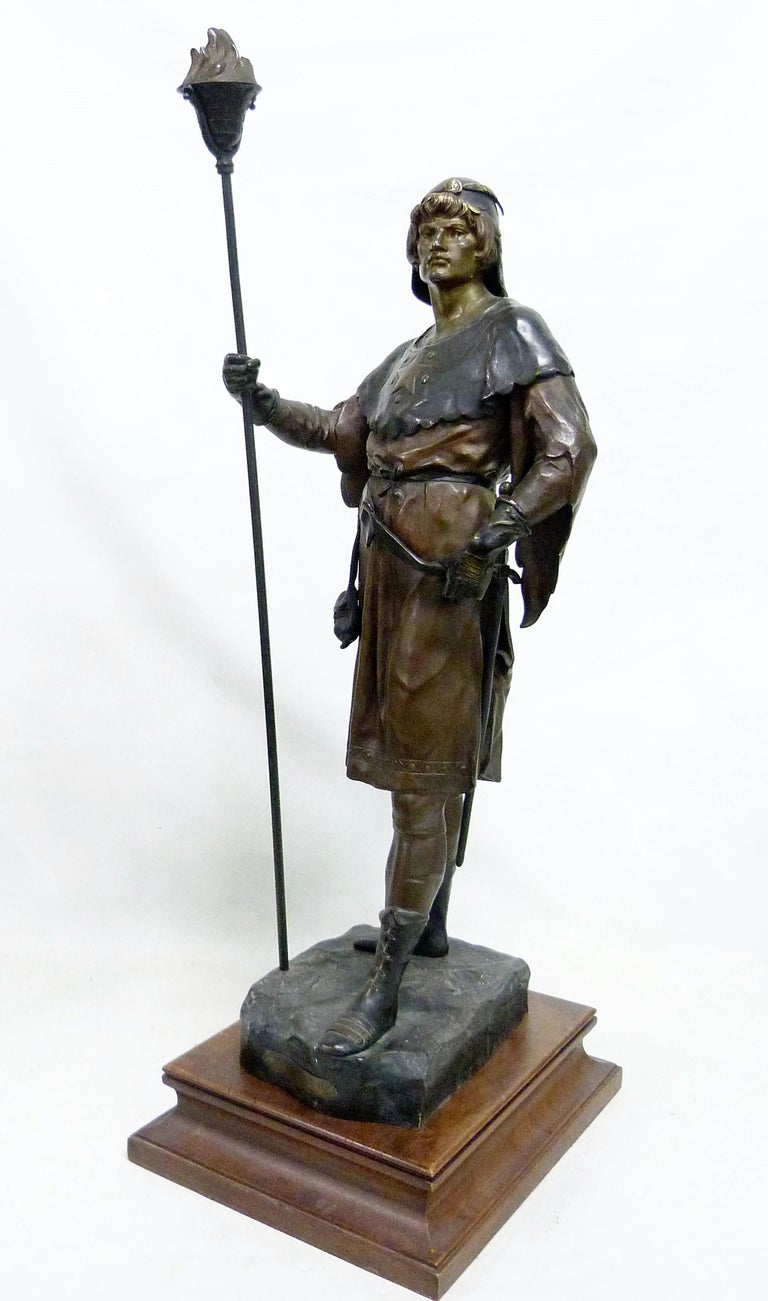 "The Night Watchman" by Emile-Louis Picault at 1stDibs