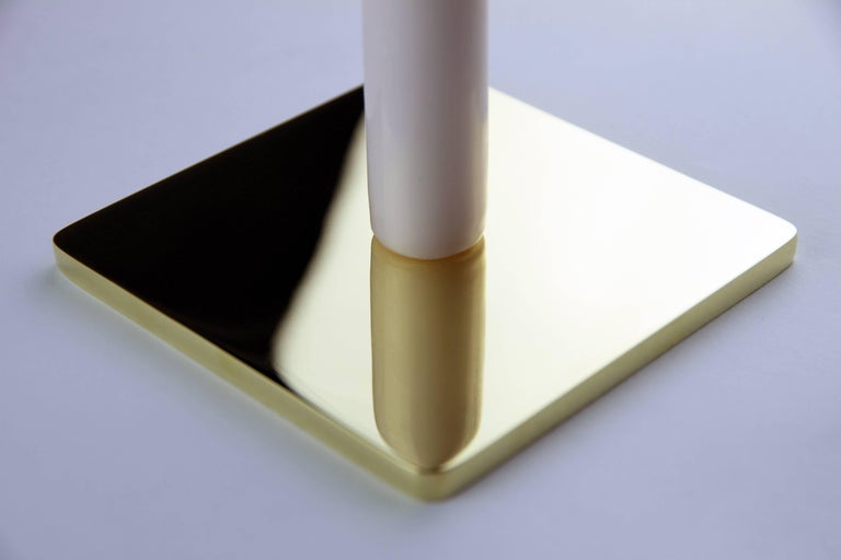 The Nordic Candleholder in High Polished Brass, Singular For Sale at ...