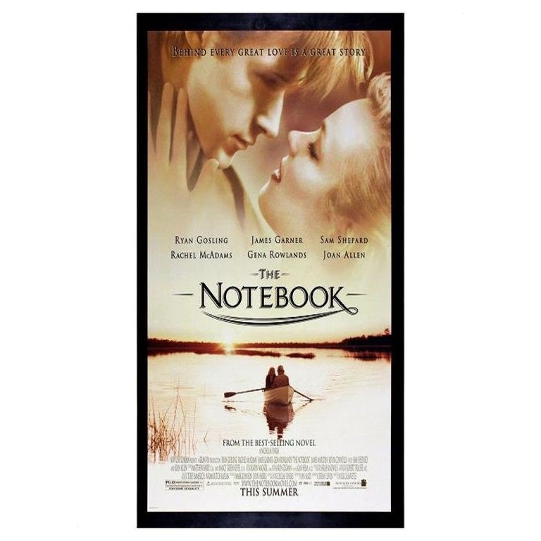 The Notebook, Unframed Poster '2004' For Sale at 1stDibs
