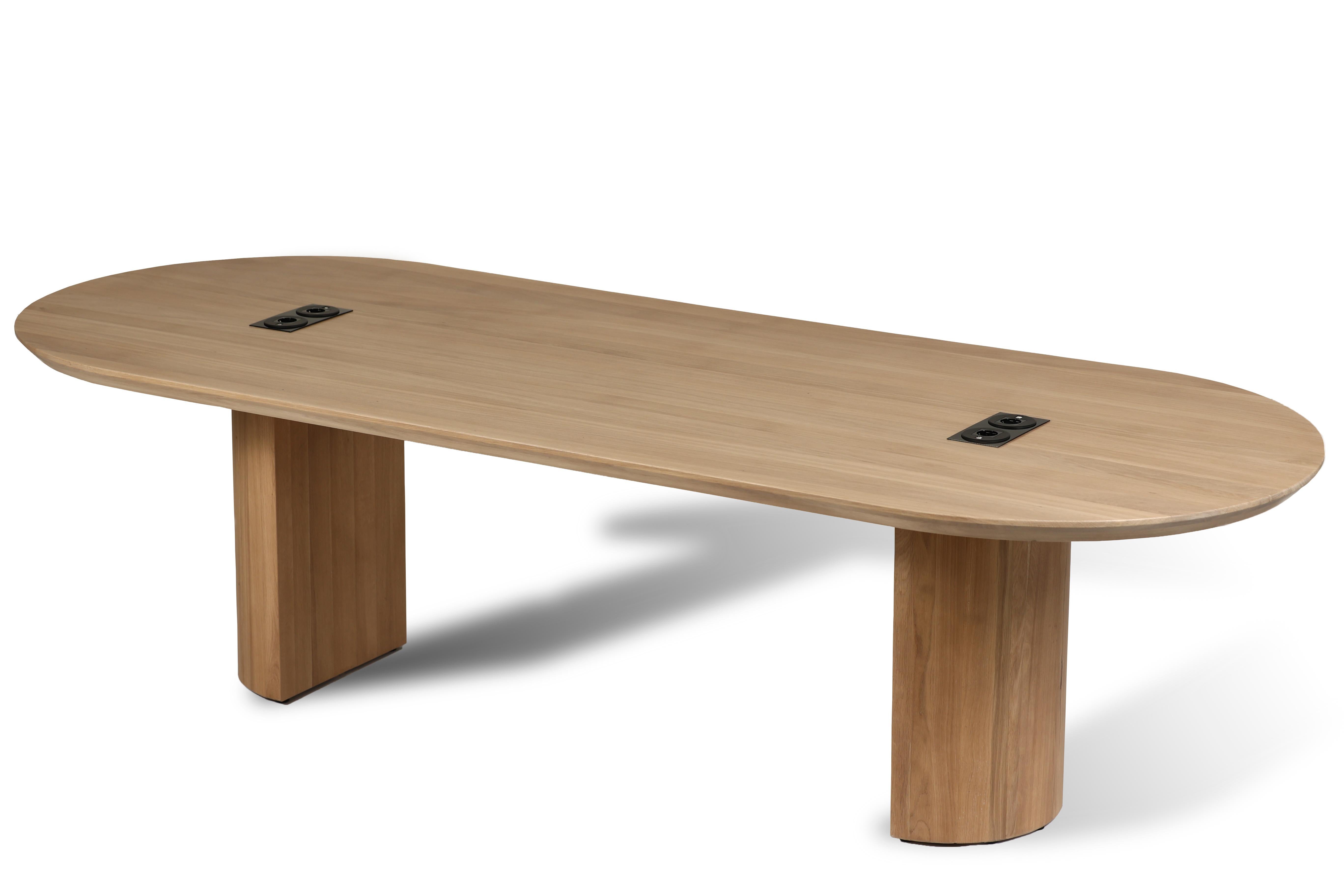 The Oak Saga Quantum Conference Table For Sale at 1stDibs