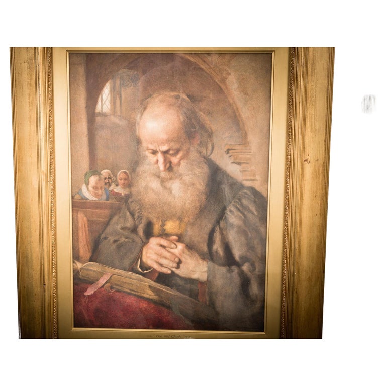 'The Old Clerk' Watercolour by renowned English artist W. J. Wainwright ...