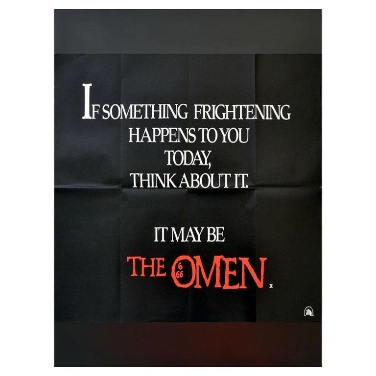 Omen, Unframed Poster, 1976 For Sale at 1stDibs