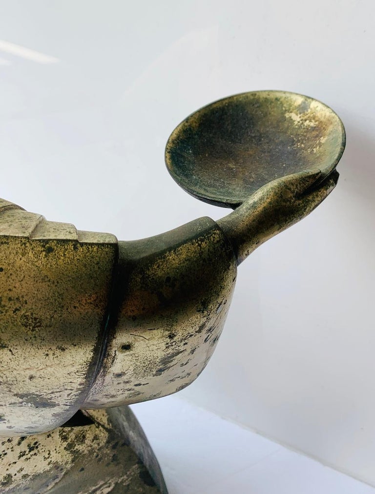 THE ONE, Japanese Samurai Sculpture in Solid Brass For Sale at 1stDibs ...