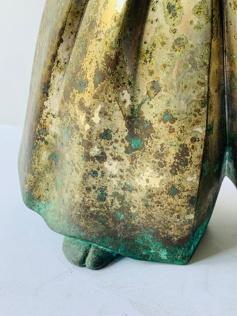 THE ONE, Japanese Samurai Sculpture in Solid Brass For Sale at 1stDibs ...