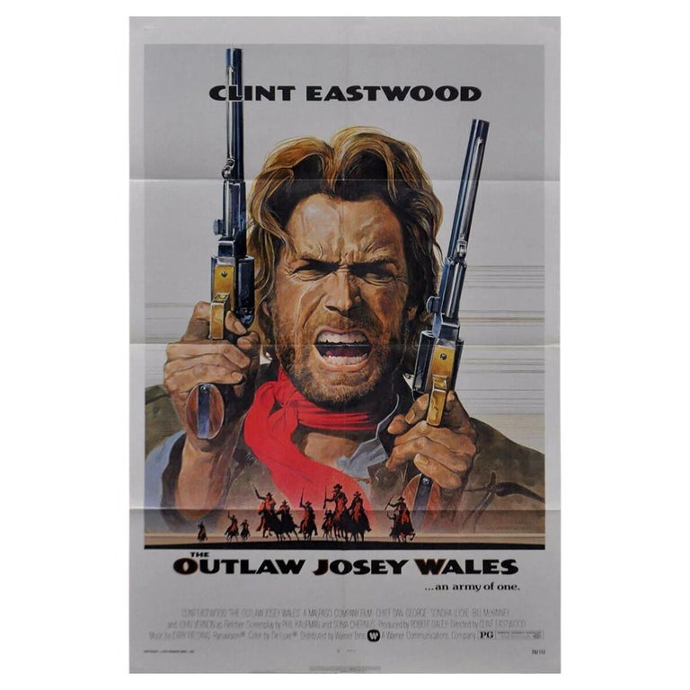 The Outlaw Josey Wales, Unframed Poster, 1976 For Sale at 1stDibs