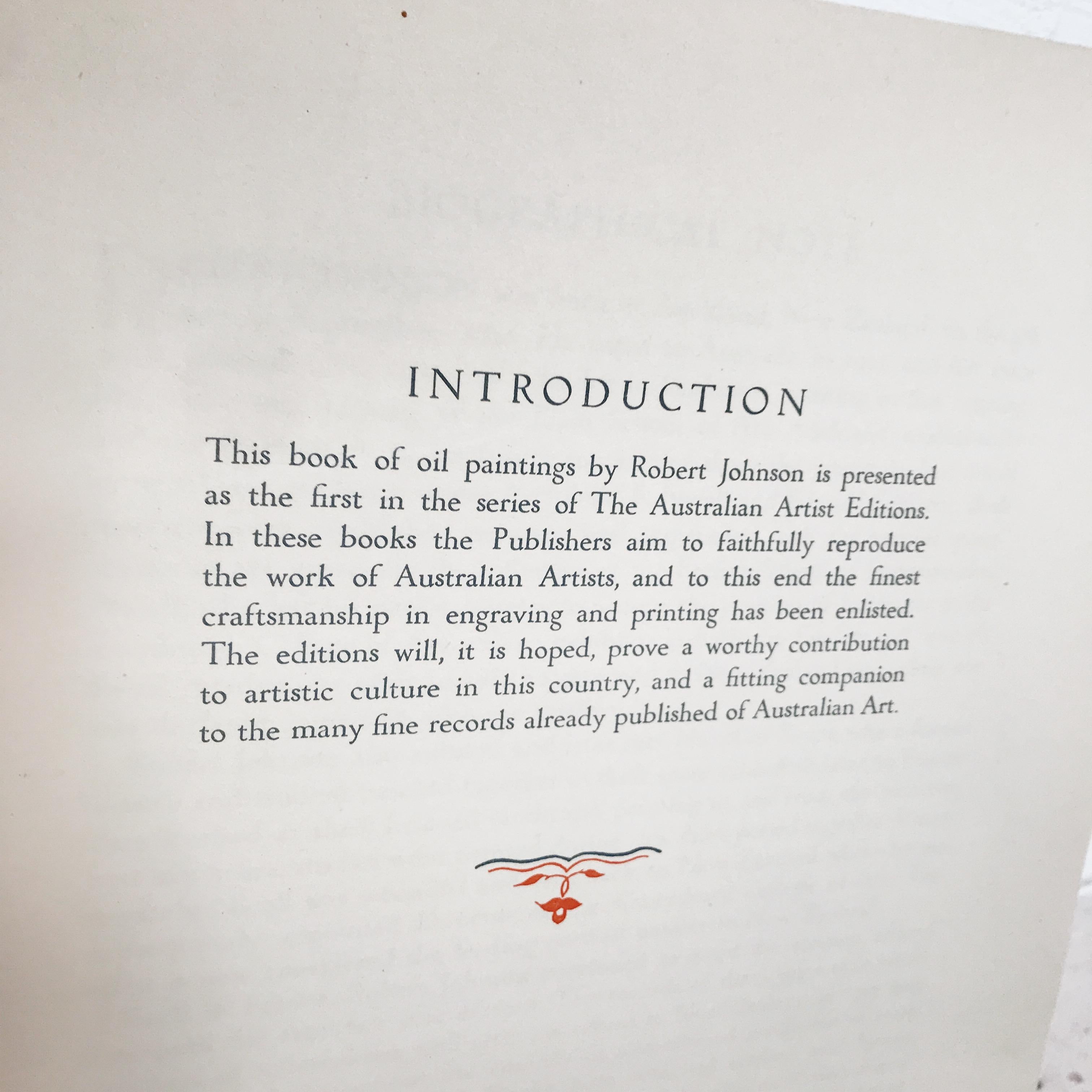 The Paintings of Robert Johnson Australian Artist Editions First ...