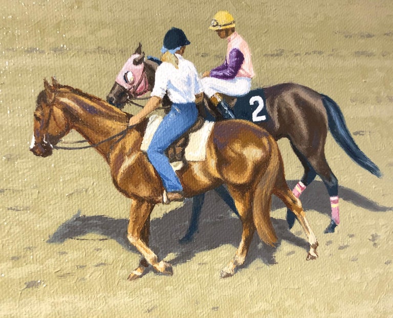 "The Parade" Horse Racing Painting by Roy Miller For Sale at 1stDibs ...