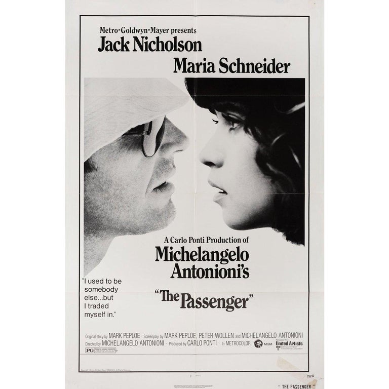 Passenger 1975 U.S. One Sheet Film Poster For Sale at 1stDibs