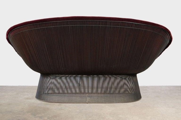Platner Collection 1966 Rare Early Production Settee in Bronze by ...