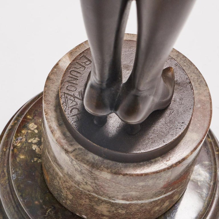 'The Riding Crop' Bruno Zach Bronze Sculpture Austrian Art Deco Circa ...