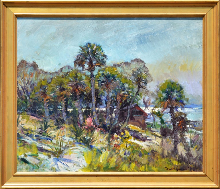 'The River House' Impressionist Style Florida Oil Painting by Robert C ...