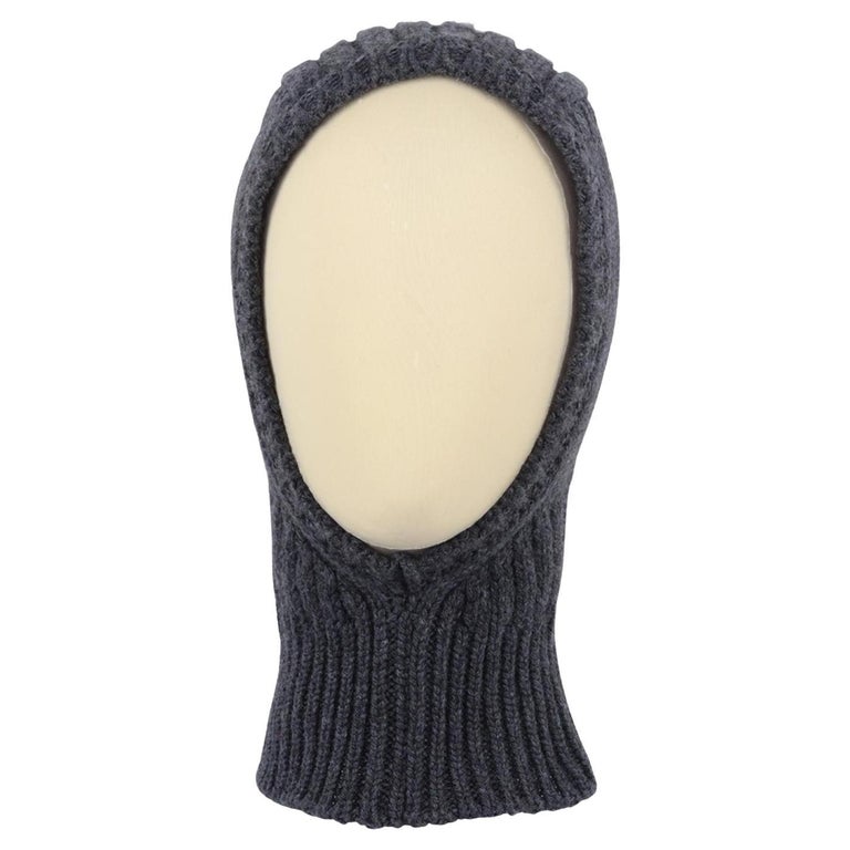 The Row Ribbed Knit Cashmere Balaclava Xsmall-small For Sale at 1stDibs