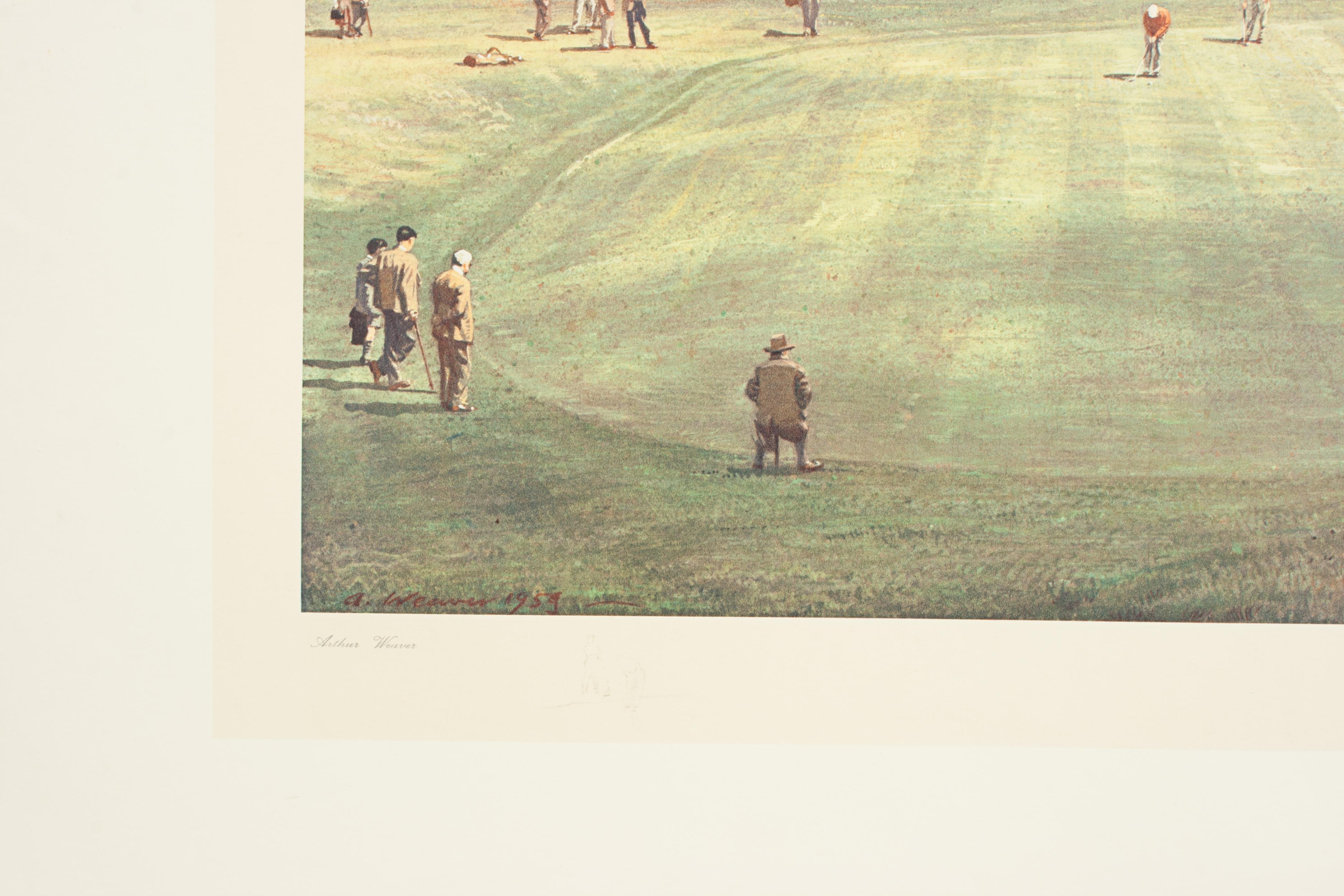 The Royal and Ancient, Golf Print by Arthur Weaver. St Andrews For Sale ...