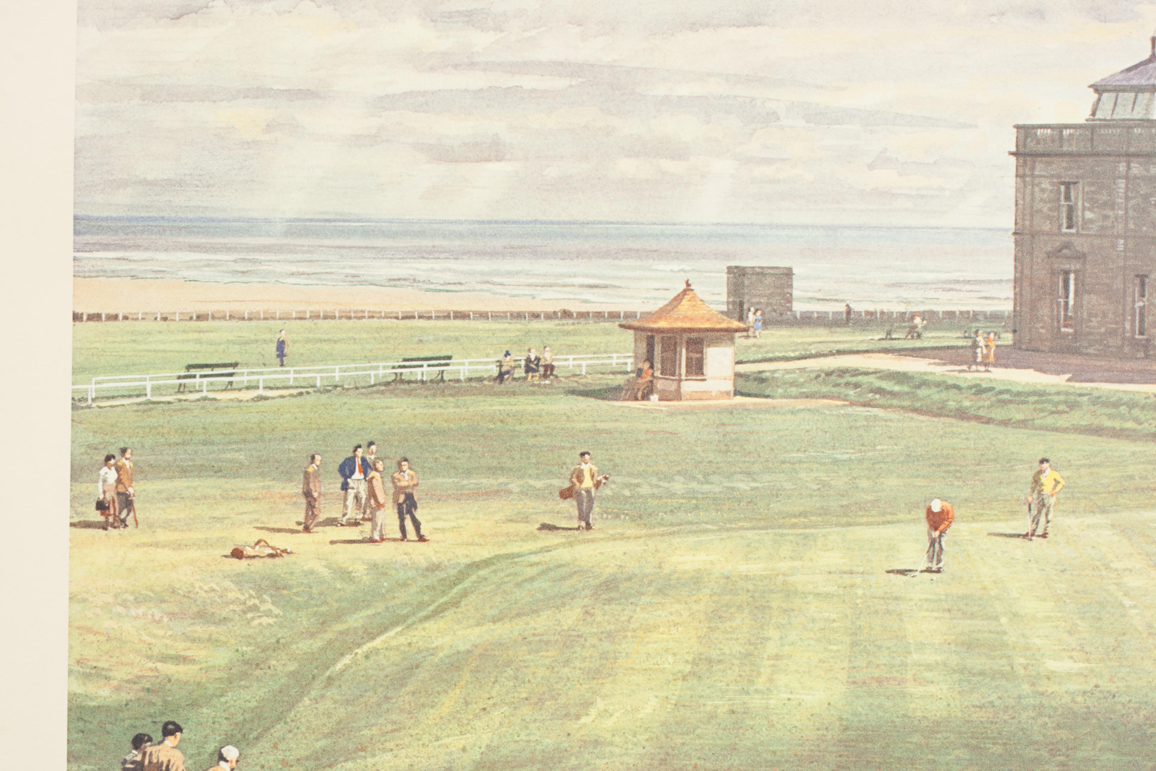 The Royal and Ancient, Golf Print by Arthur Weaver. St Andrews For Sale ...