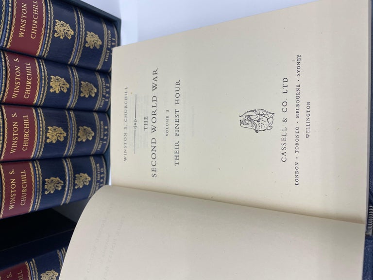 The Second World War by Winston Churchill, First Edition, Six Vol Set, 1948-1954 For Sale at 1stDibs