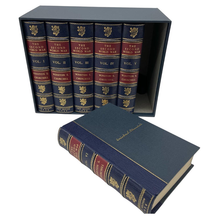 The Second World War by Winston Churchill, First Edition, Six Vol Set, 1948-1954 For Sale at 1stDibs