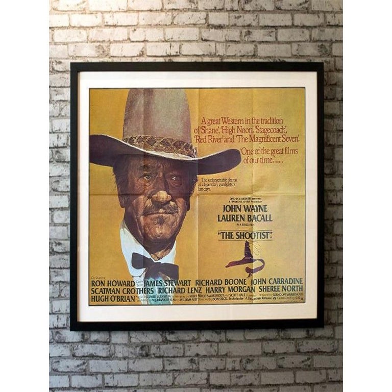 Shootist, Unframed Poster, 1976 For Sale at 1stDibs