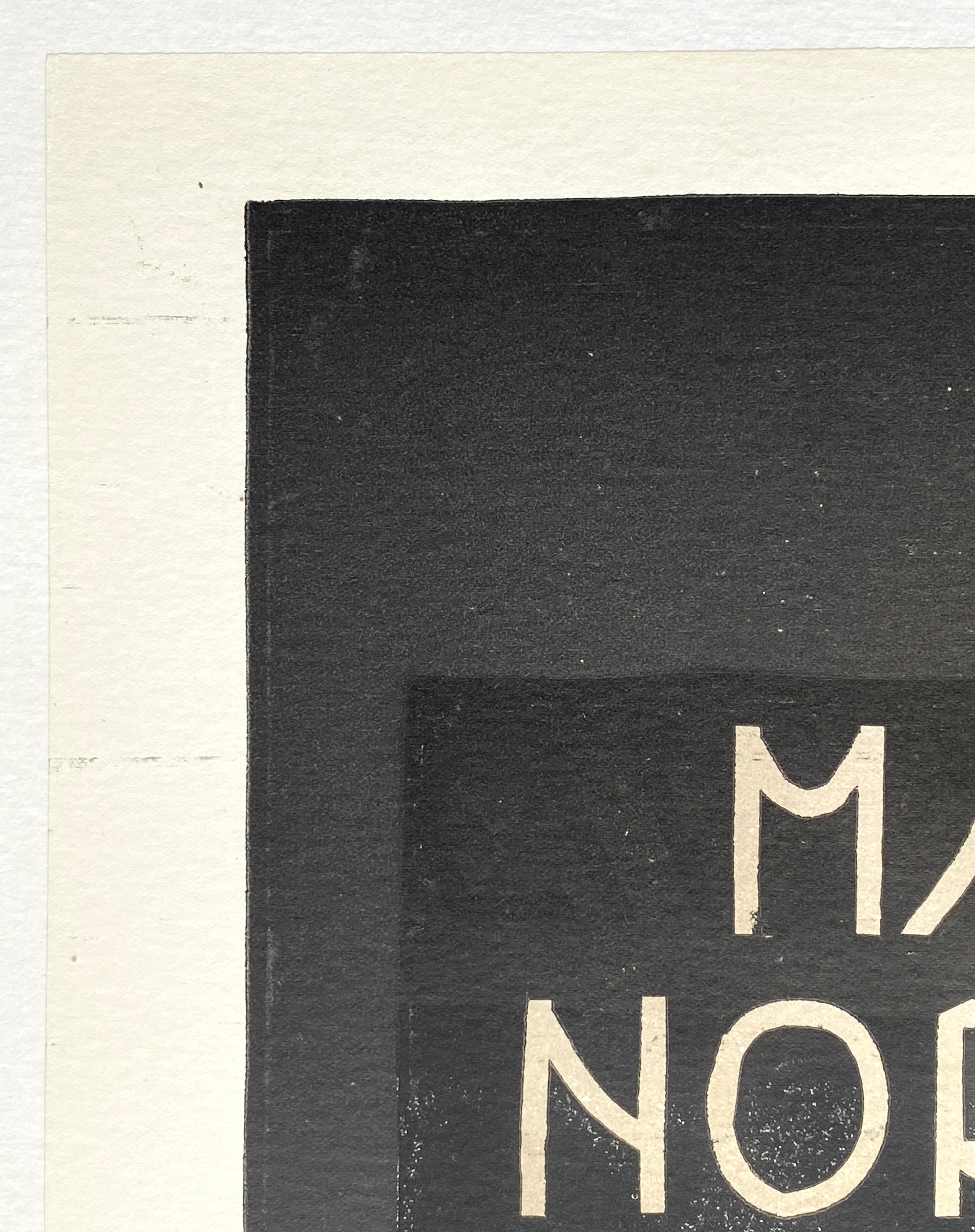 'The Slim Princess' Original Vintage Linocut Movie Poster, Swedish ...