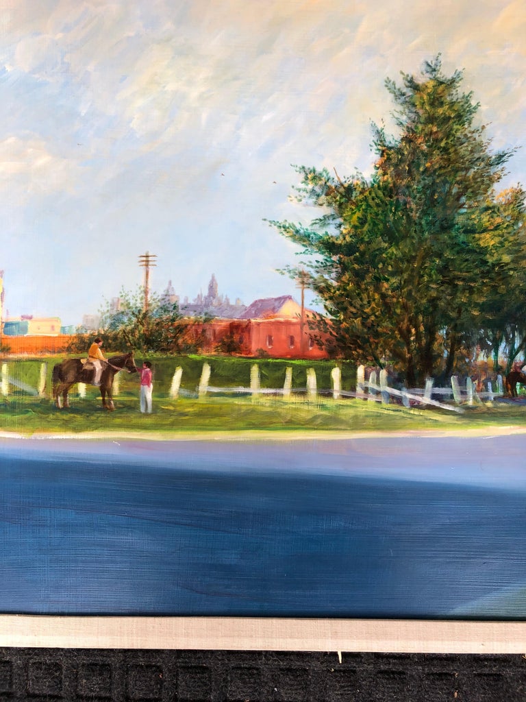 The Stables" Painting by Tom Perkinson at 1stDibs