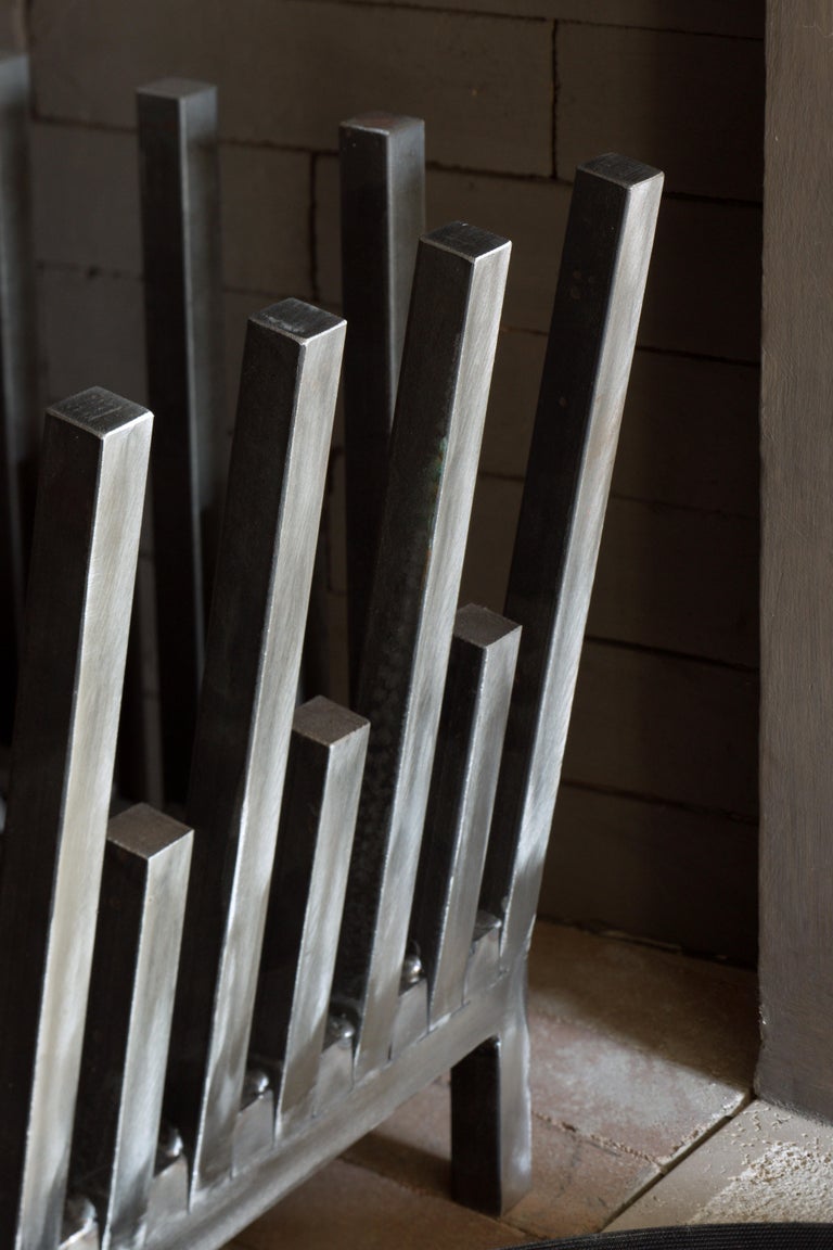 21st Century Castellated Steel Fire Grate, the Steel Grate For Sale at ...