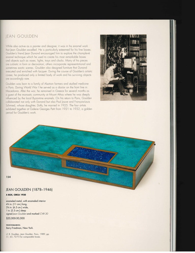 The Steven a Greenberg Collection - Masterpieces of French Art Deco ...