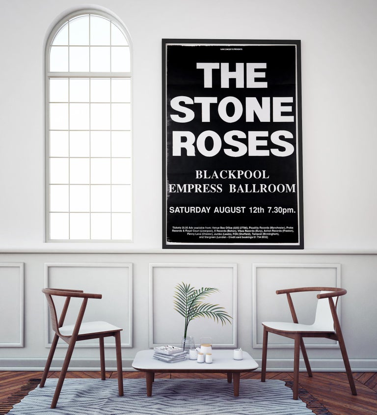 The Stone Roses Original Vintage Concert Poster, Blackpool, 1989 For ...